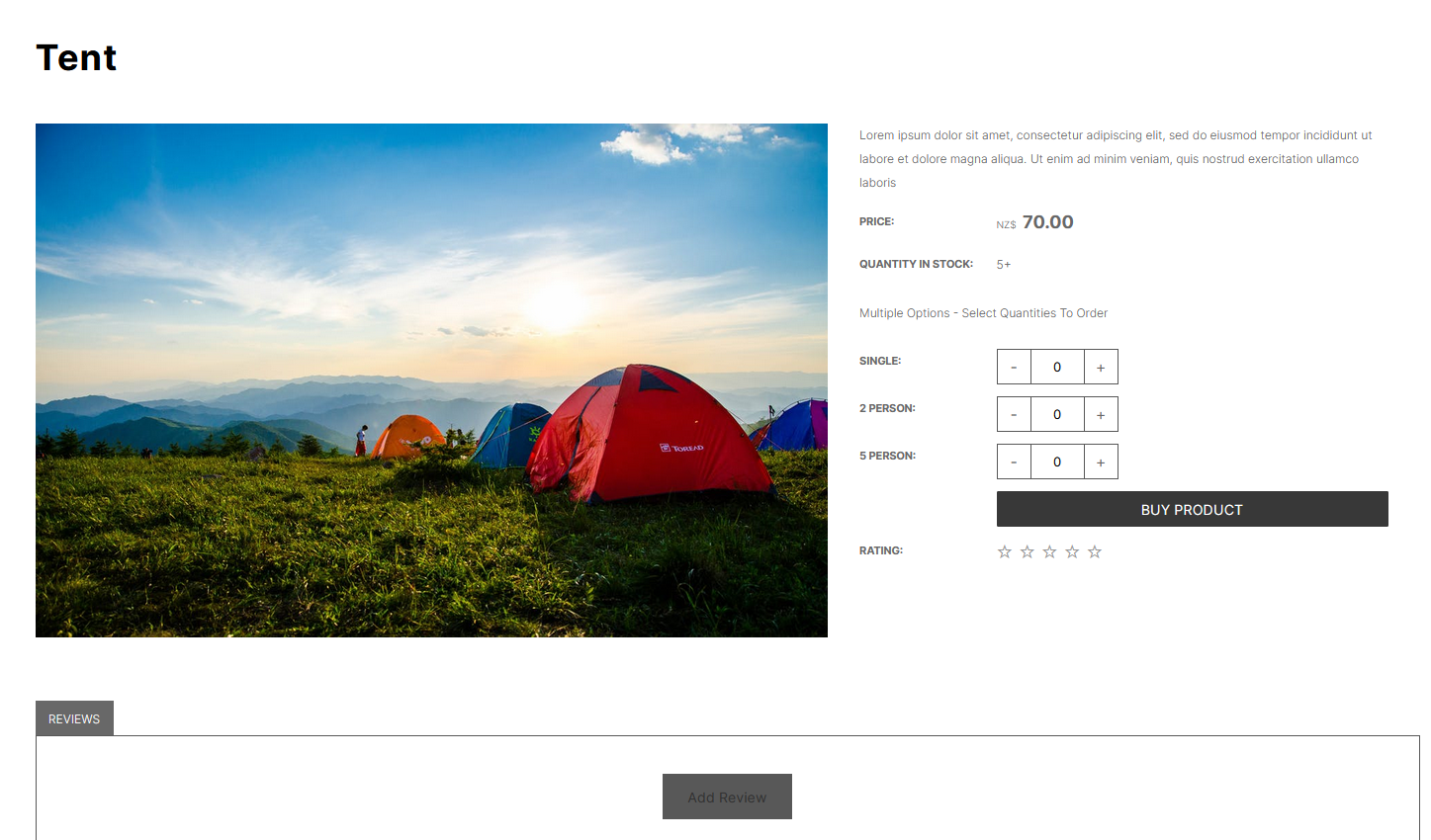 Customising the Product Detail Page - Guides - Content Management ...